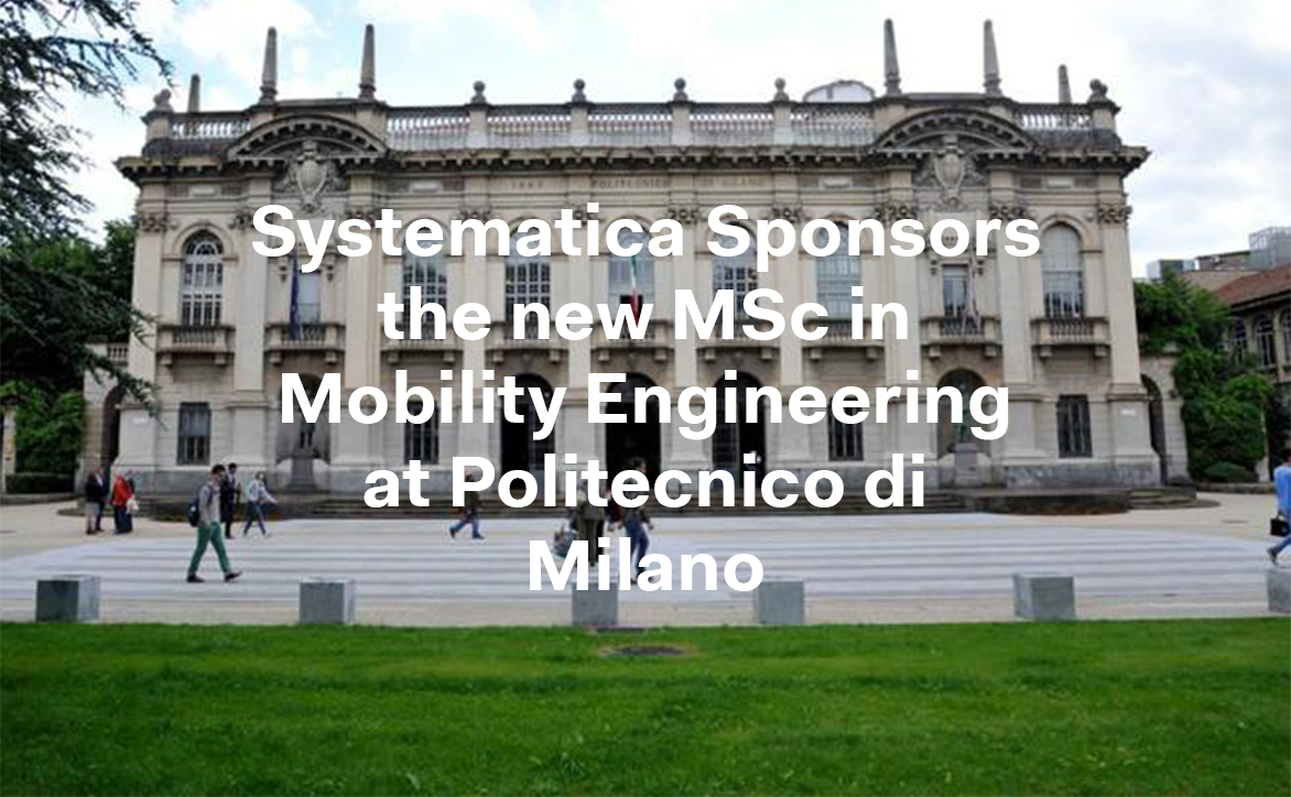 Systematica Sponsors the new MSc Mobility Engineering Course of ...